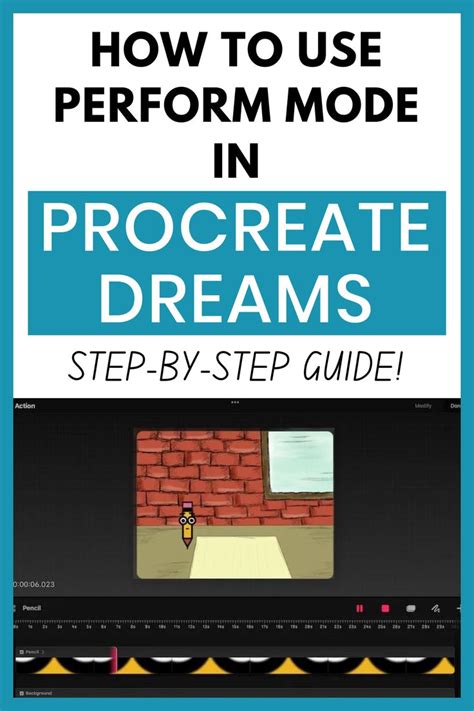 How To Use Perform Mode In Procreate Dreams Animation Tutorial How