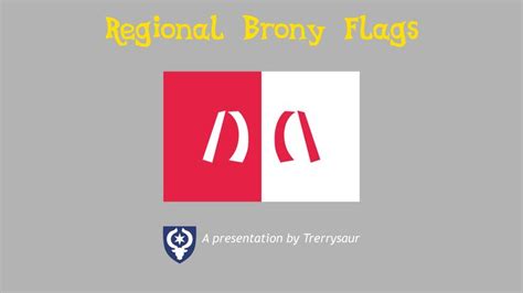 Regional Brony Flags Lettering Brony Flag