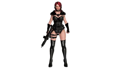 Aaa 3d Realistic Character Sexy Sniper Human Rig Game Ready 3d Turbosquid 2049422