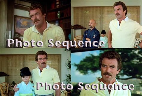 Magnum Tom Selleck Irene Yah Ling Sun Photo Sequence 01