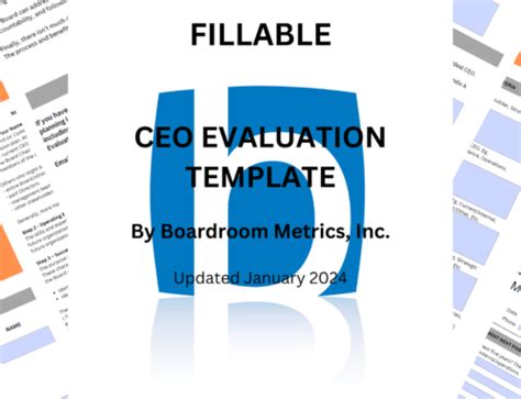 Fillable Ceo Succession Planning Template Boardroom Metrics
