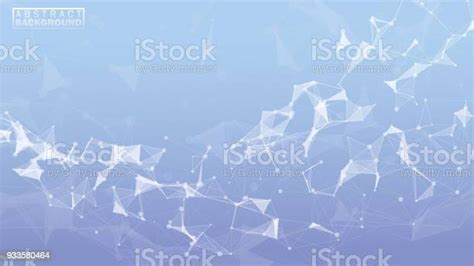 點和三角形線的抽象背景曲面的設計神經叢設計向量插圖向量圖形及更多三角形圖片 三角形 互聯網 低 Istock
