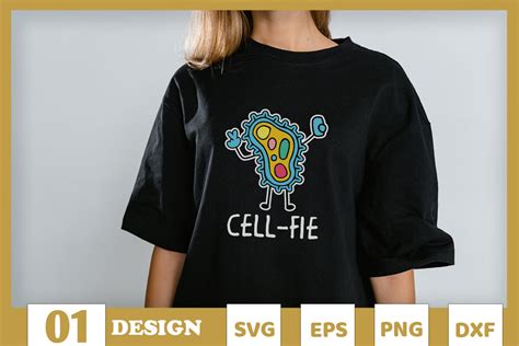 Cell Fie Biology Pun Svg Graphic By Skinite · Creative Fabrica