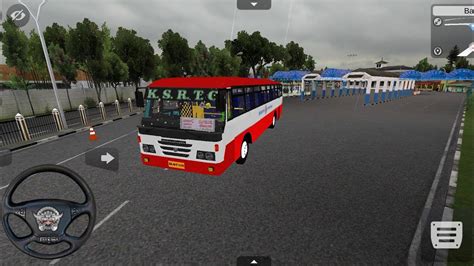 Bus Simulator Indonesia Ksrtc Bus Mod Gameplay Youtube