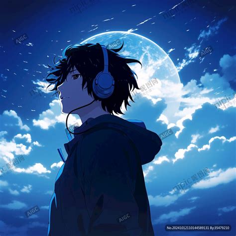 Ai创作图新海诚风格 新海诚 星空下的少年 动漫天空 仰望天空少年的心 新海诚风格插画 动漫游戏封面 阈限空间音乐 二次元天空 天外来客蓝色大脑门 二次元海报 耳机海报背景 青春题材漫画人物