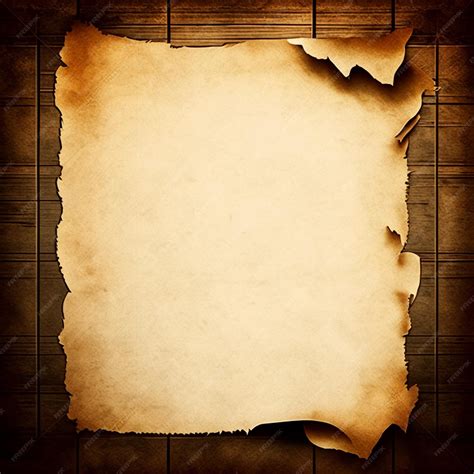 Premium Ai Image Old Parchment Paper Sheet Vintage Aged Texture Or