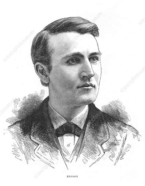 Thomas Alva Edison American Inventor C1879 Stock Image C0451073