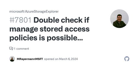 Double Check If Manage Stored Access Policies Is Possible Without Keys