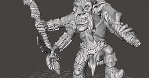 Goblin Warrior Mutant Sword Knife And Glaive V2 By Fourzerosix