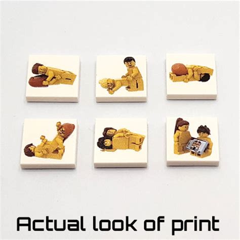 Printed Tiles Erotic Poses Etsy