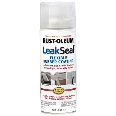Rust Oleum® 265495 11 Ounce Clear Leak Seal Flexible Rubber Coating At Sutherlands