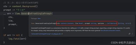 【golang】手把手教你用langchaingo调用deepseek r1大模型 golang openai sdk csdn博客