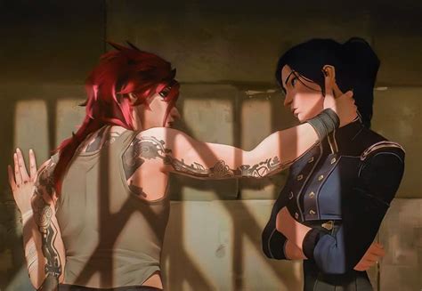 Vi And Caitlyn Arcane Season 2 Vi League Of Legends Lol League Of