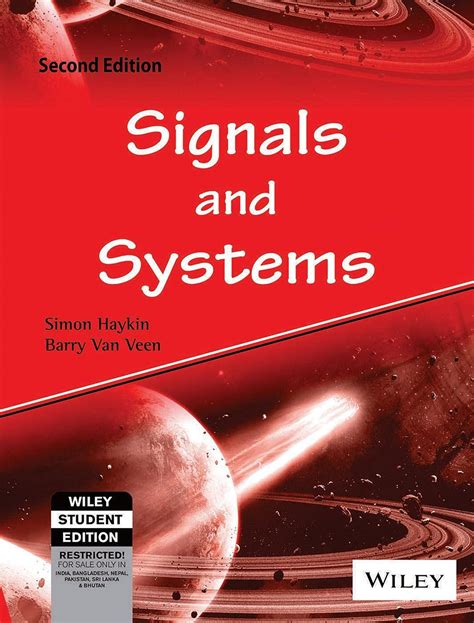 signals and systems 2nd ed simon haykin barry van veen