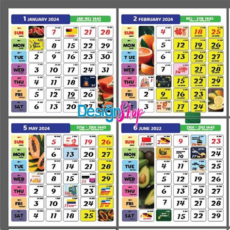 Tahun 2024 Calendar Kuda Malaysia Pdf Download High Quality High