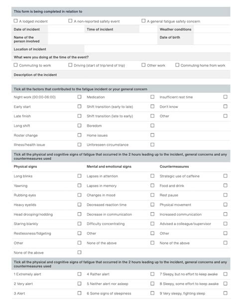 Driver Fatigue Management Plan Template Manage Vehicle