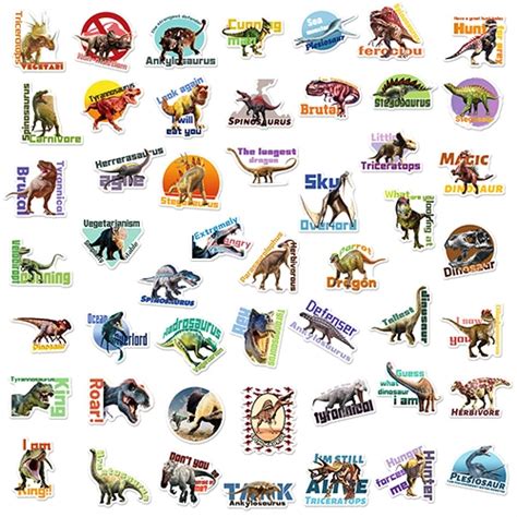 50pcs Movie Jurassic Park Stickers Wholesale Stickers