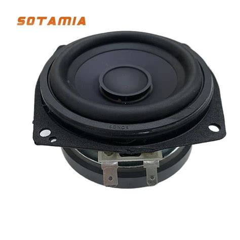 Sotamia 1шт 3 5 дюймовый среднечастотный Басовый динамик 4 Ом 35 Вт НЧ
