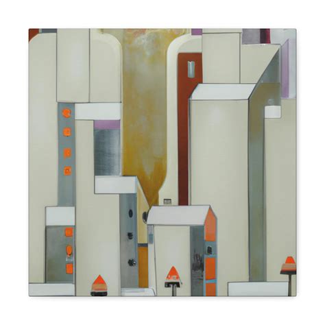 Modern Sparse Structures Canvas