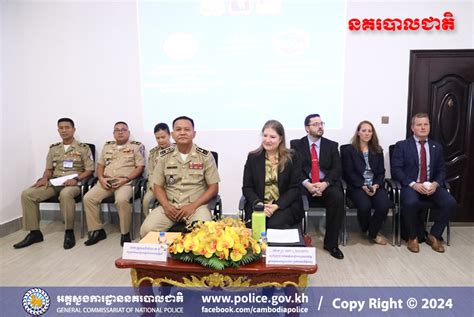 អគ្គស្នងការដ្ឋាននគរបាលជាតិ បើកវគ្គបណ្តុះបណ្តាលមុខជំនាញ ស្តីពីការផ្តិតស្នាមម្រាមដៃថ្នាក់មូលដ្ឋាន