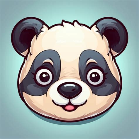 Premium Ai Image Image Panda Face Clipart