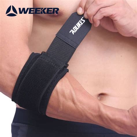 AOLIKES 1PCS Adjustbale Tennis Elbow Support Guard Pads Golfer S Strap