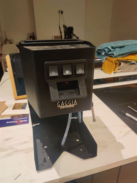 Gaggiuino Front Mount Angled Screen By Chrisbarratt Download Free Stl
