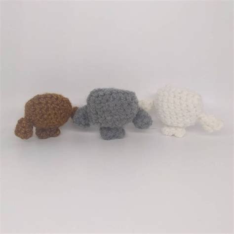 Crochet Pebblit Amigurumi Stone Frost Igneo Pebblit Custom Etsy