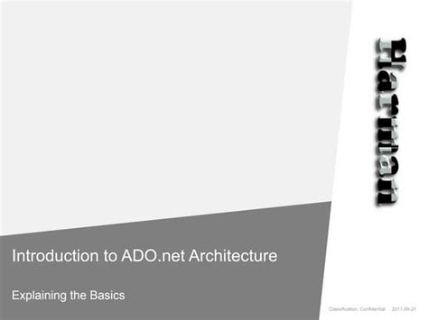 Introduction To Ado Ppt Databases Computer Software And Applications