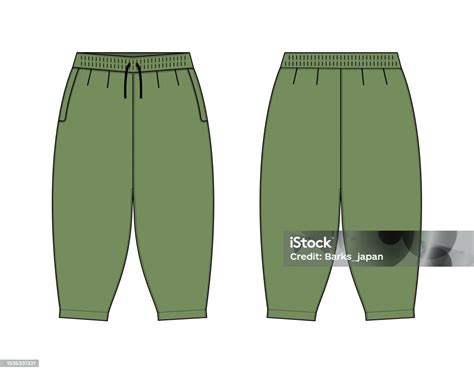 Celana Harem Ilustrasi Template Vektor Ilustrasi Stok Unduh Gambar