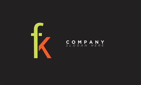 FK Alphabet Letters Initials Monogram Logo KF F And K Vector Art At Vecteezy