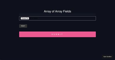 React Hook Form Usefieldarray Nested Arrays Forked Codesandbox