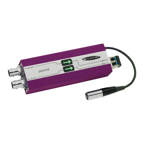 MIRANDA PICOLINK FIO P MANUAL TO INSTALLATION AND OPERATION Pdf Download ManualsLib