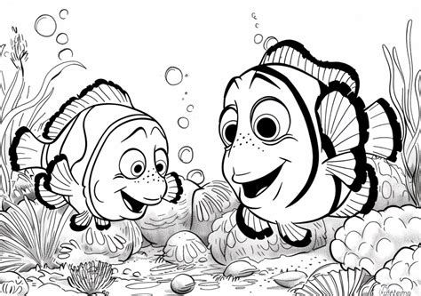 Coloriage Némo à Imprimer Gratuit Objectif Maternelle