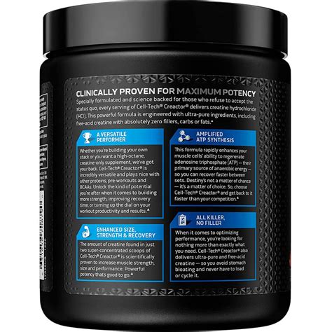 Muscletech Cell Tech Creactor 120serv 269g Fruit Punch Extreme