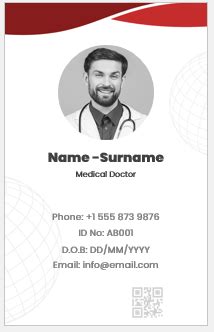 100 Medical Professional Id Badge Templates Edit And Print