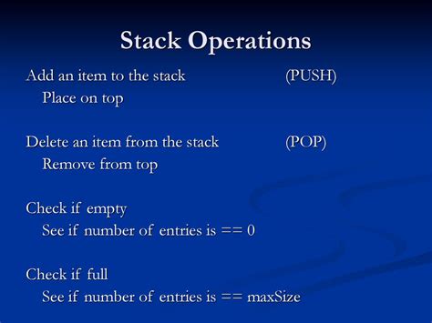 Stacks Ppt Download