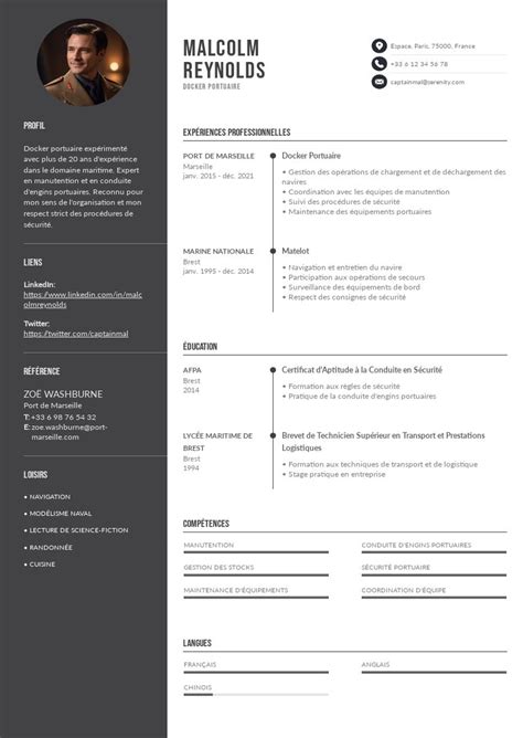 Conseils de création du CV docker parfait