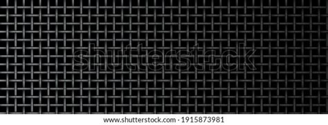 Seamless Metal Grid Microphone Texture On Stock Vector Royalty Free