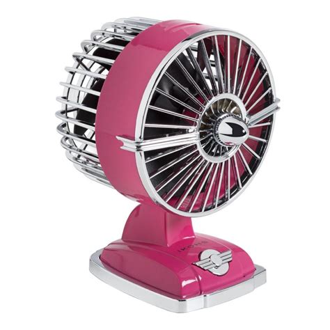 Ikohs Retro Jet Fan Mini Ventilador Sobremesa 1 5W Rojo PcComponentes