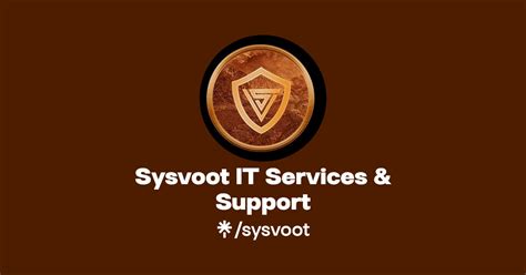 sysvoot it services and support linktree