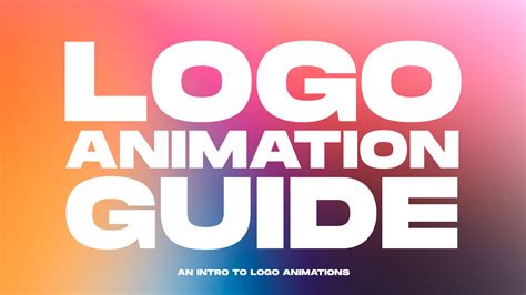 Quick Guide An Intro To Logo Animations Faq 2d Animated Logo