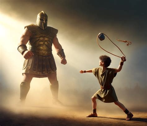 David And Goliath Photos