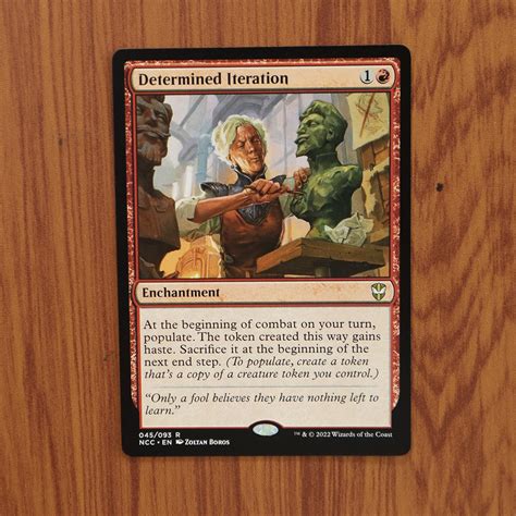 Determined Iteration 45 Ncc Hologram Magic The Gathering Proxy Mtg