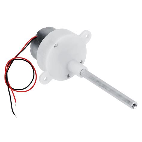 มอเตอร์เกียร์หนอน เพลายาว 12v 60rpm ความเร็วต่ํา สําหรับเครื่องบิน