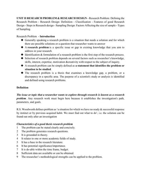 The Research Problem And Objectives Pptx Education