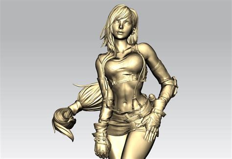 Tifa Final Fantasy Statue 3D Model By Cheriloyet