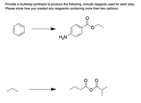 Solved Provide A Multistep Synthesis To Produce The Chegg Com
