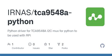 Github Irnas Tca A Python Python Driver For Tca A I C Mux For