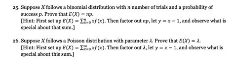 Solved Suppose X Follows A Binomial Distribution With N Number Of